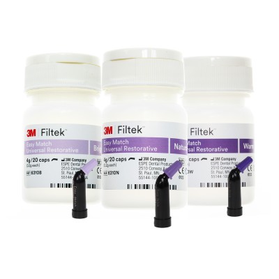 3M Filtek Easy Match Universal Restorative: 20 x 0.2g Capsules