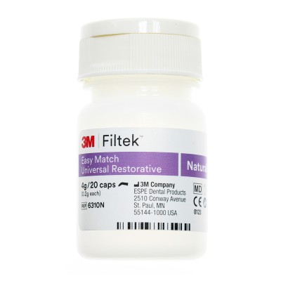 3M Filtek Easy Match Universal Restorative: 20 x 0.2g Capsules
