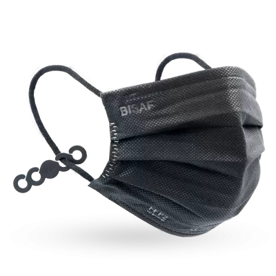 Anti-fog face mask FFP2 black