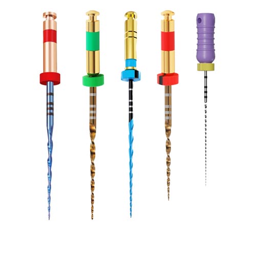 endodontic file for root canal treament, reciprocating and rotary