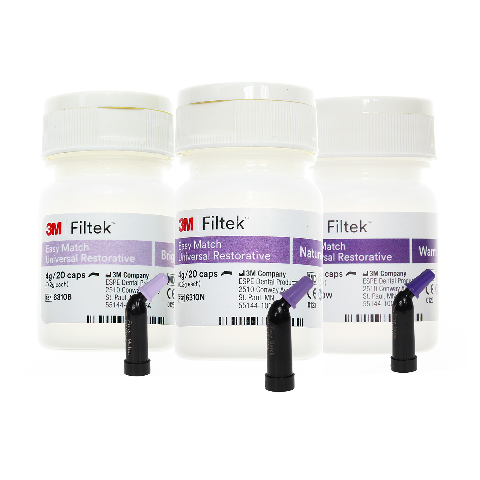3M Filtek Easy Match Universal Restorative: 20 x 0.2g Capsules