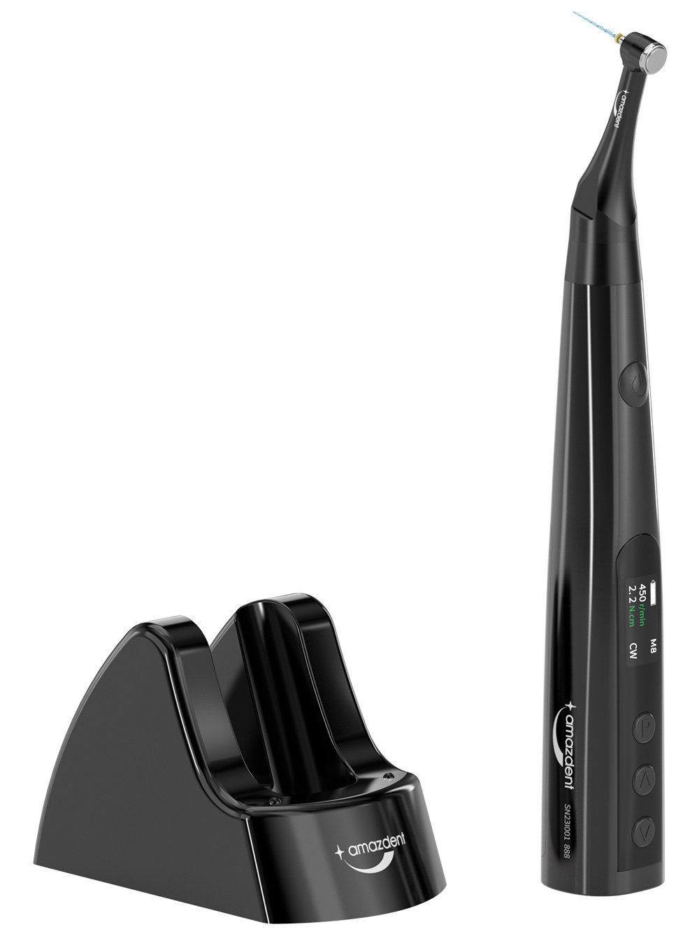 Endodontic motor with integrated Apex Locator Amazdent