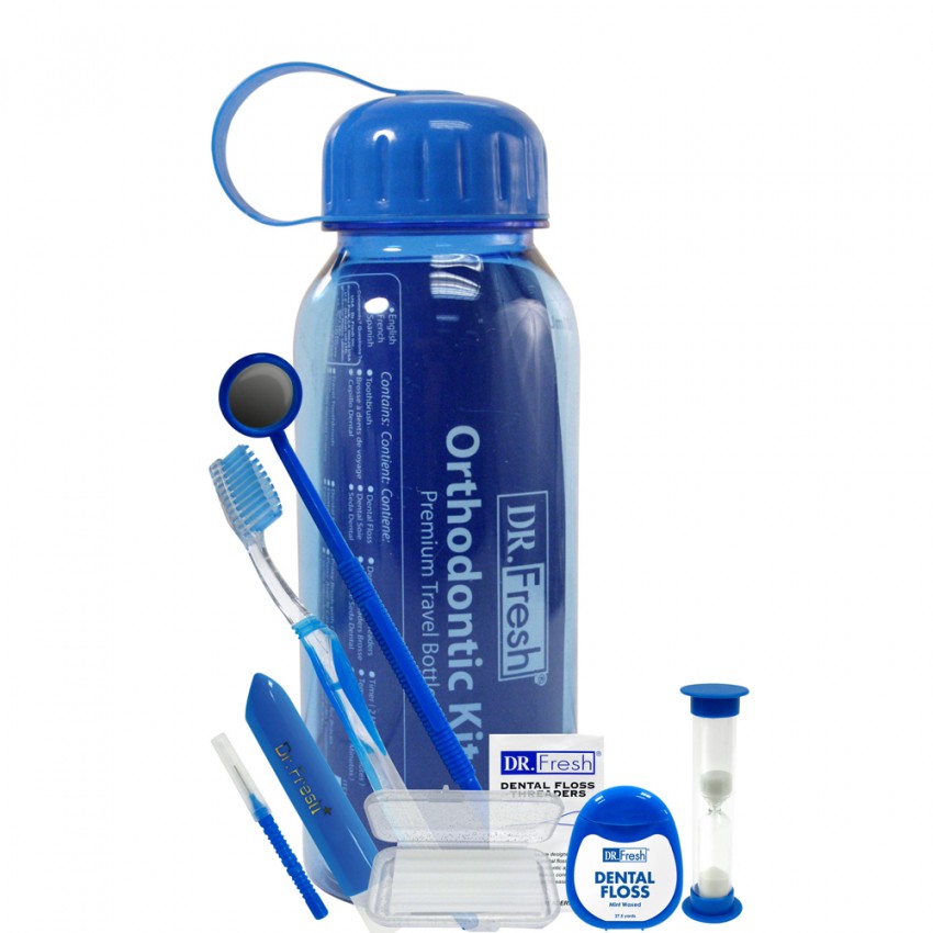 Dr Fresh Orthodontic Premium Travel Bottle Kit | Buy Online