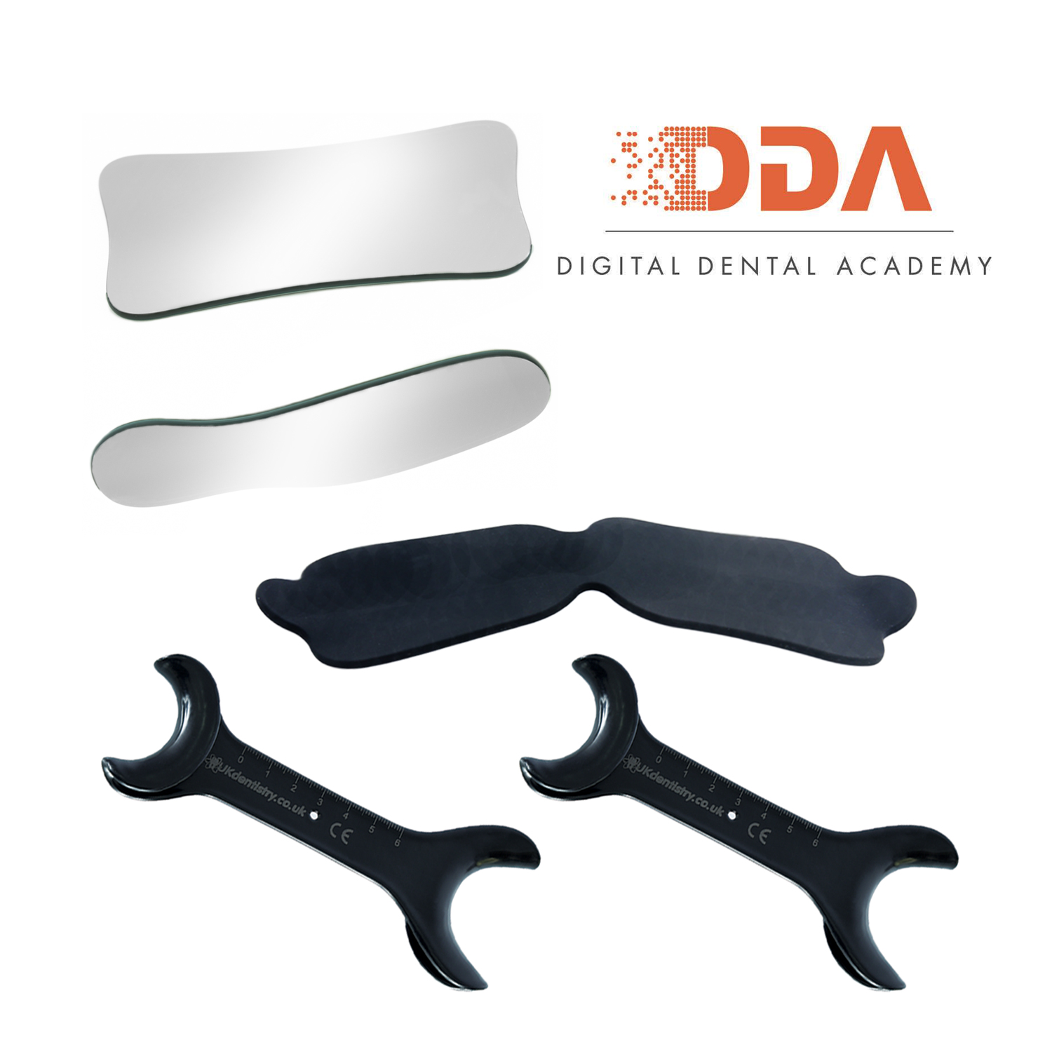 Dental Photography mirrors kit as recommended by Digital Dental Academy