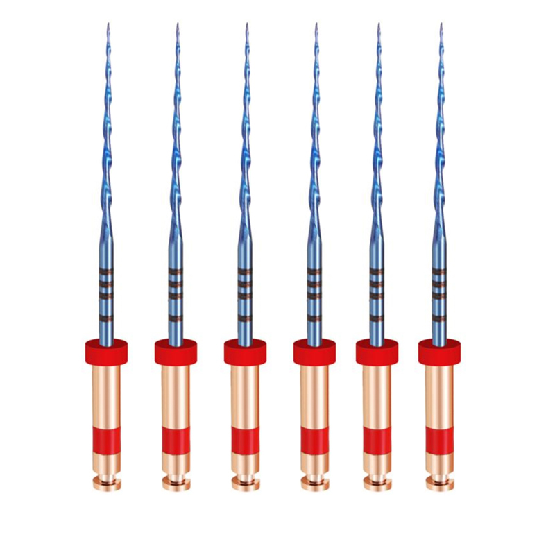 Reciprocating blue NiTi root canal files 31mm R25 Qty 6