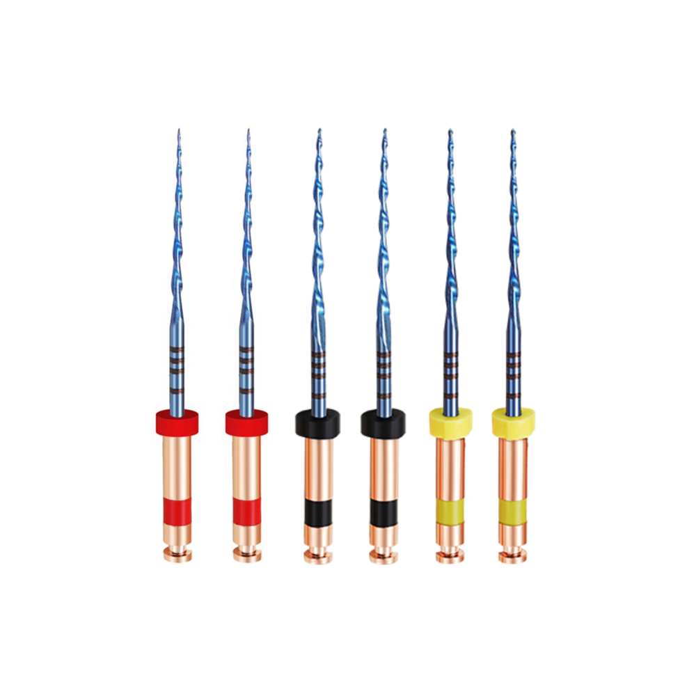 Reciprocating blue NiTi root canal files 31mm Assortment Qty 6