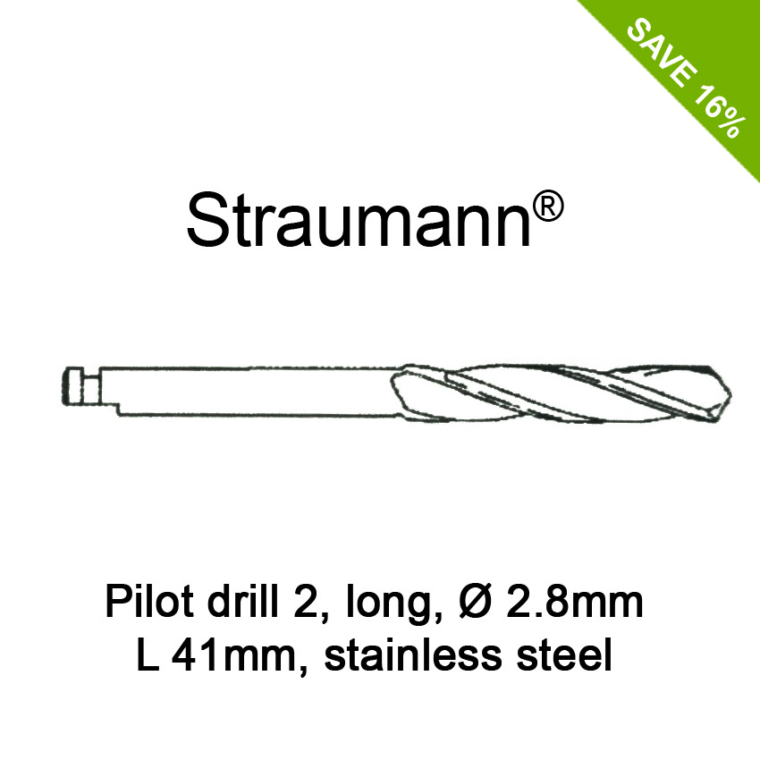 Straumann Pilot Drill 2, long, Ø2.8mm, L41 - save 15%